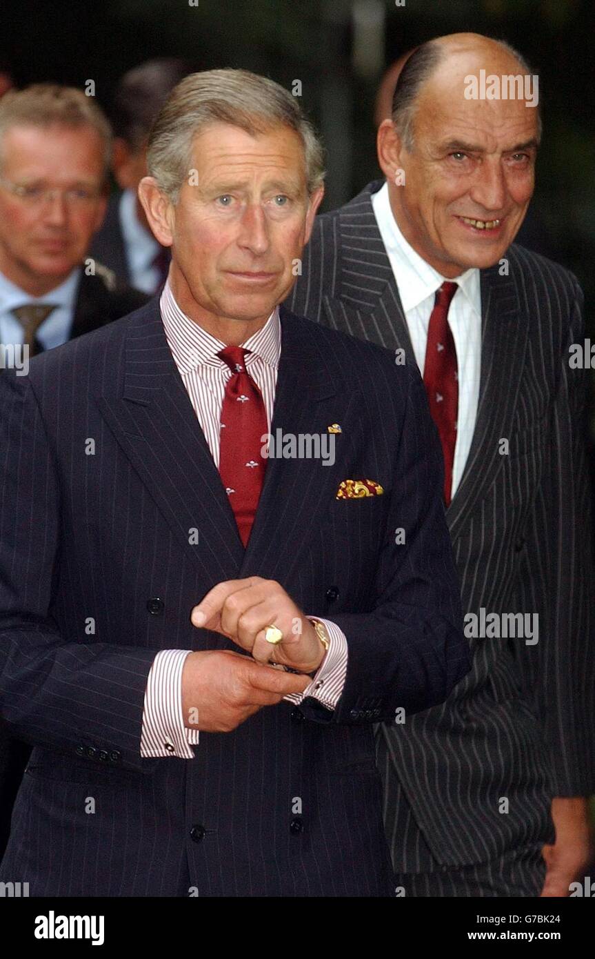 The Prince of Wales with General Sir Michael Jackson at the reception ...