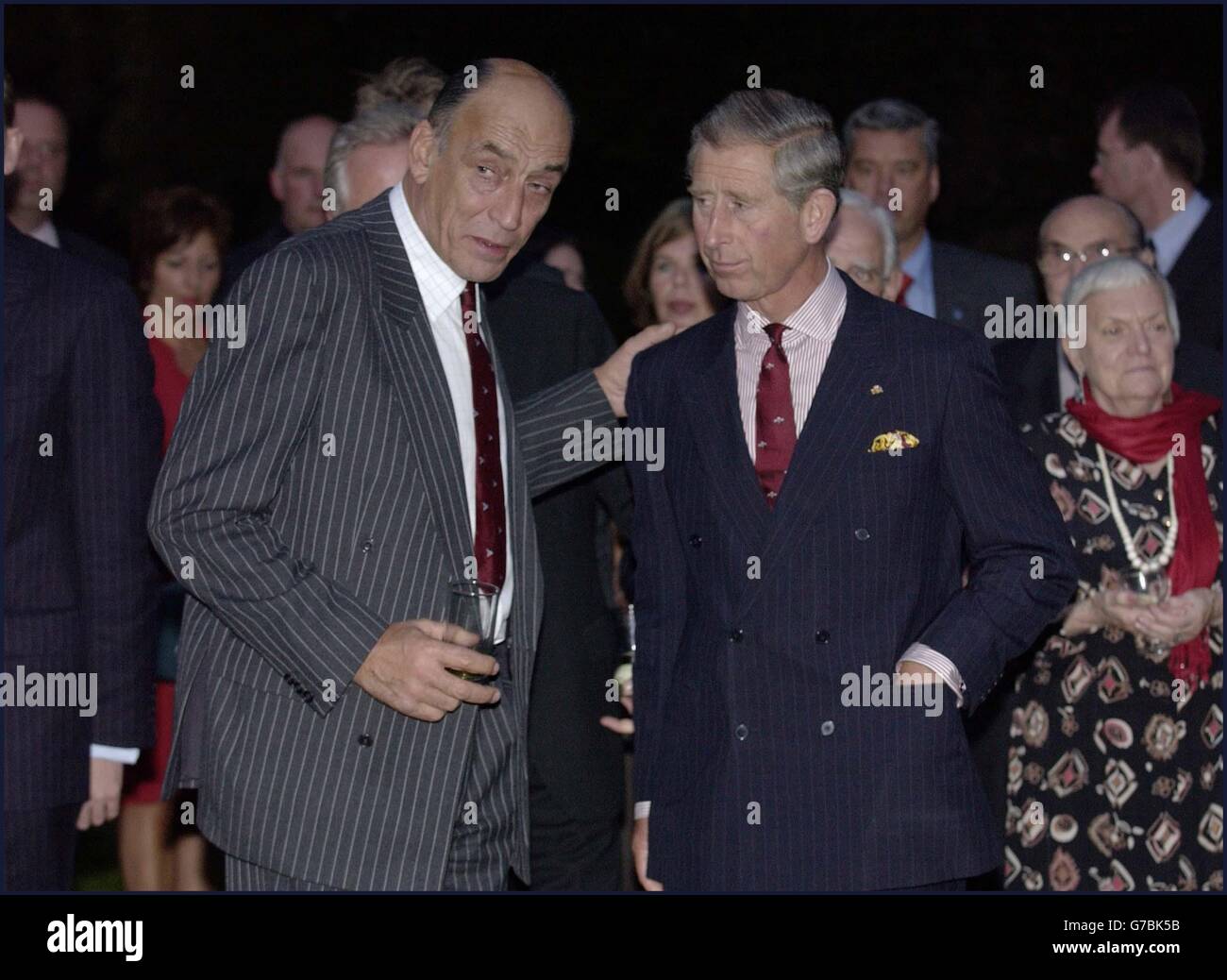 The Prince of Wales with General Sir Michael Jackson (left) at the ...