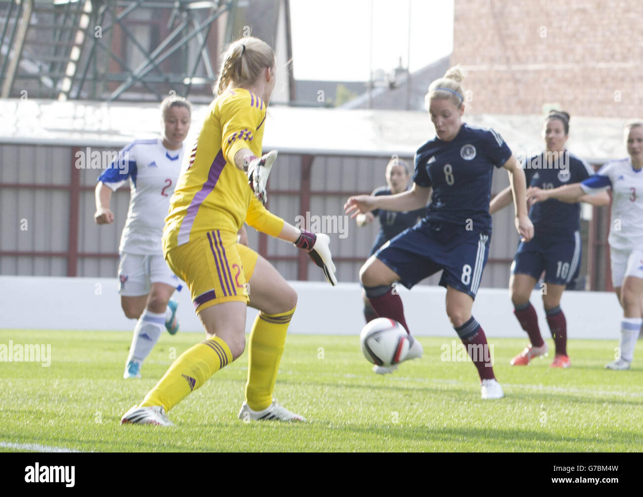 Scotland's Kim Little scores in the FIFA Women's World Cup 2015 ...