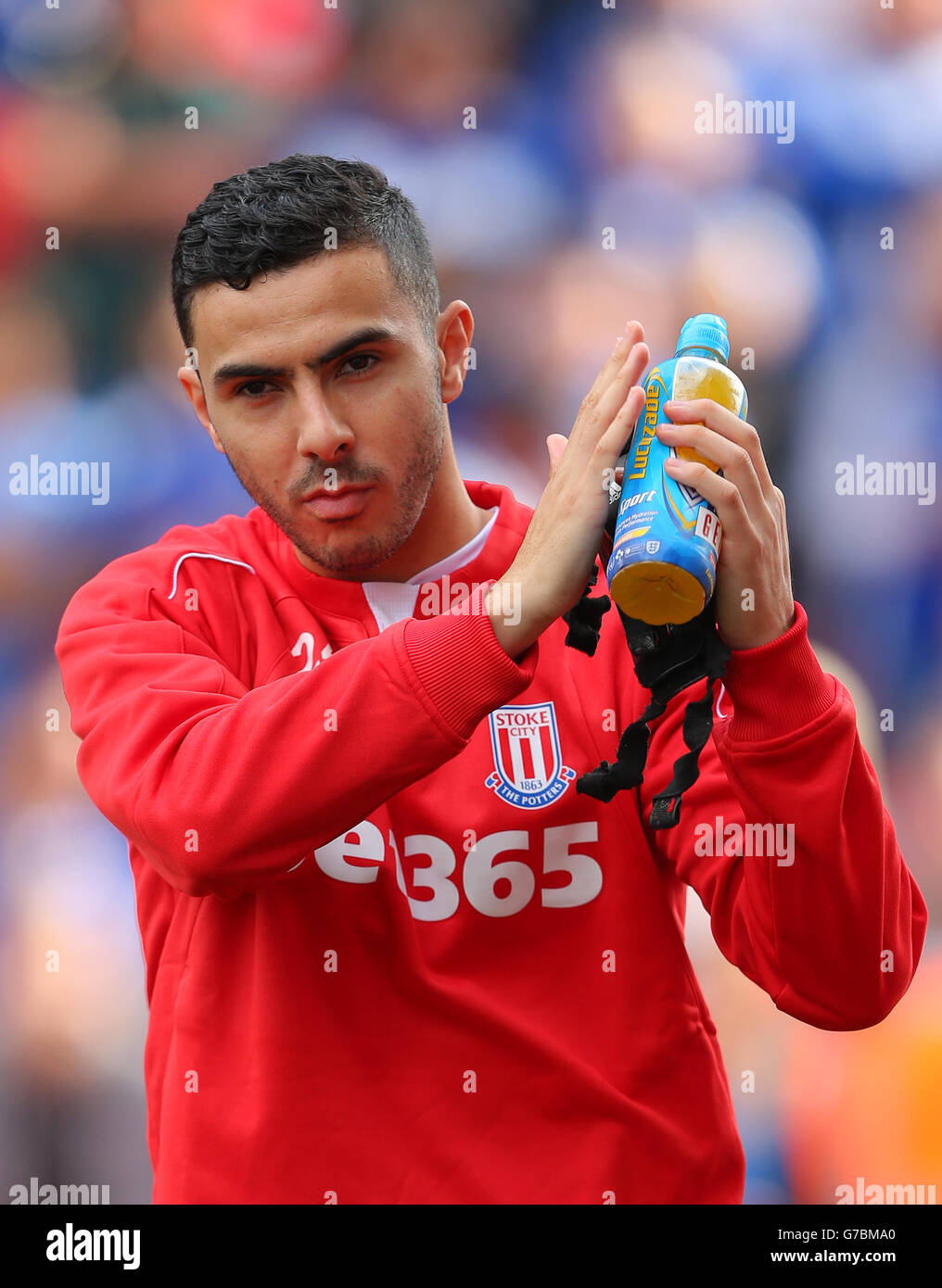 Stoke City's Oussama Assaidi during the Barclays Premier League match ...
