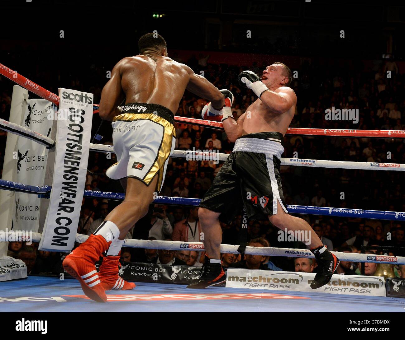 Boxing heavyweight bout anthony joshua v konstantin airich manchester ...