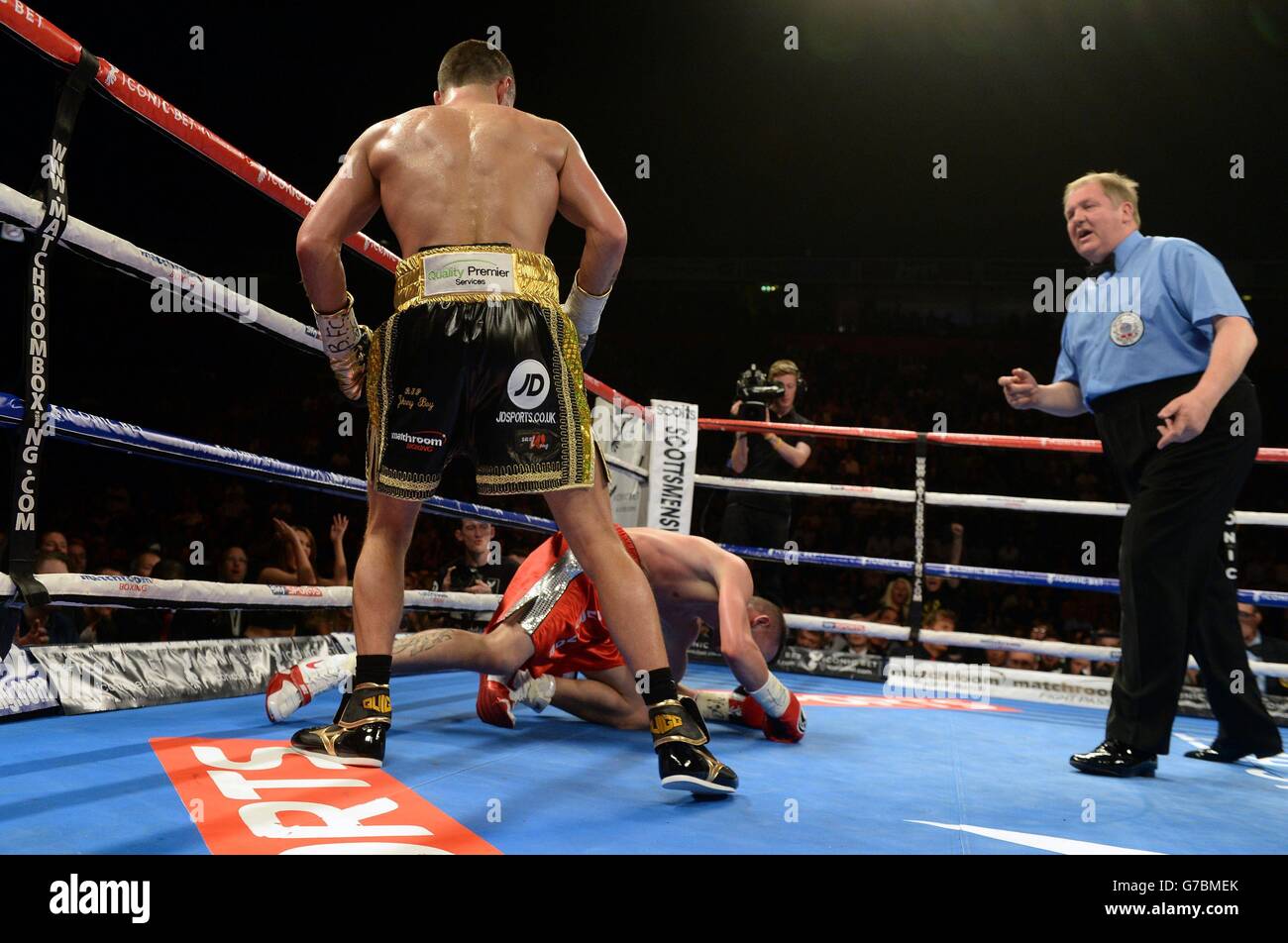 Boxing - WBA World Super Bantamweight Title - Scott Quigg v Stephane Jamoye - Manchester Arena ...