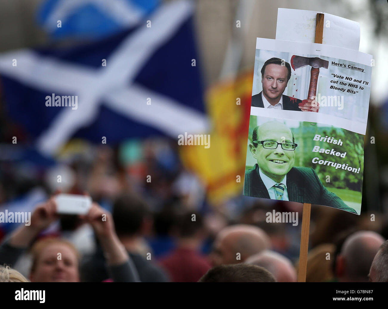 Scottish independence referendum Stock Photo - Alamy
