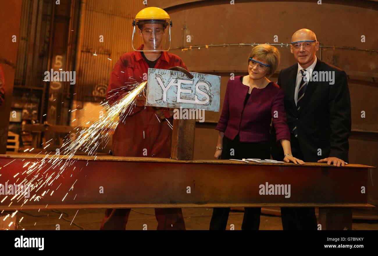 John swinney deputy first minister and finance secretary hi-res stock ...