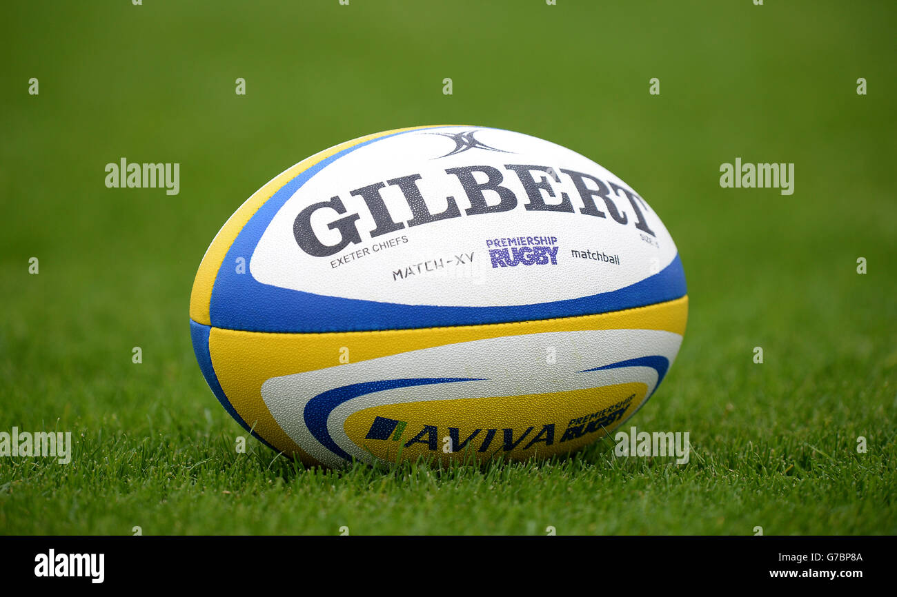 Rugby match ball matchball gv general view hi-res stock photography and ...