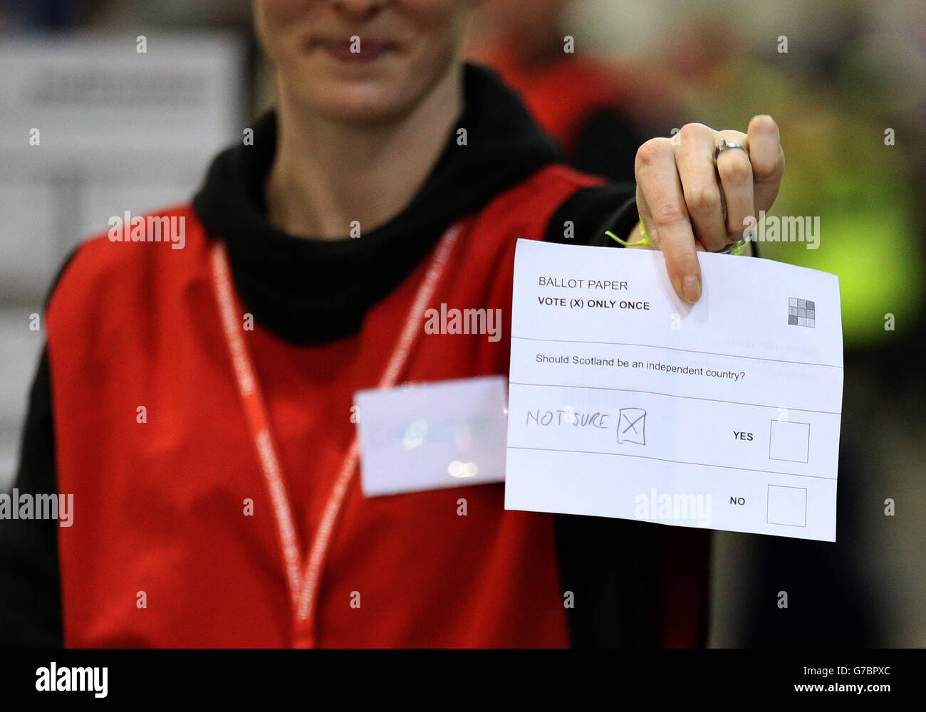 Scottish referendum ballot paper hi-res stock photography and images ...
