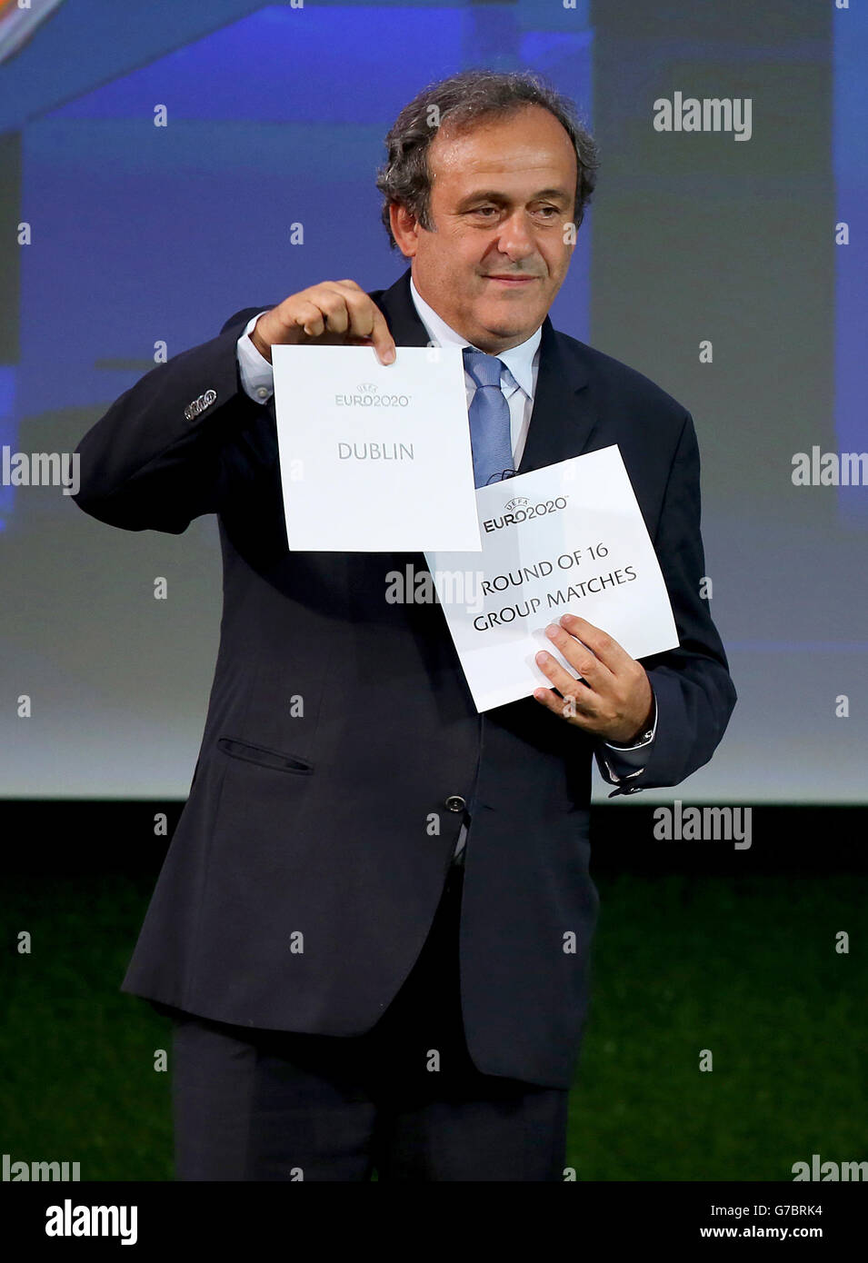 Uefa euro 2020 host cities announcement ceremony hi-res stock ...