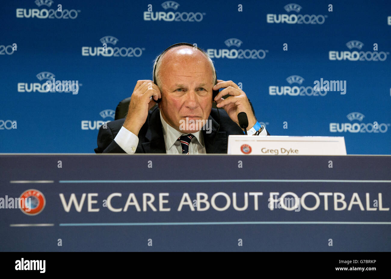 Uefa euro 2020 host cities announcement ceremony hi-res stock ...