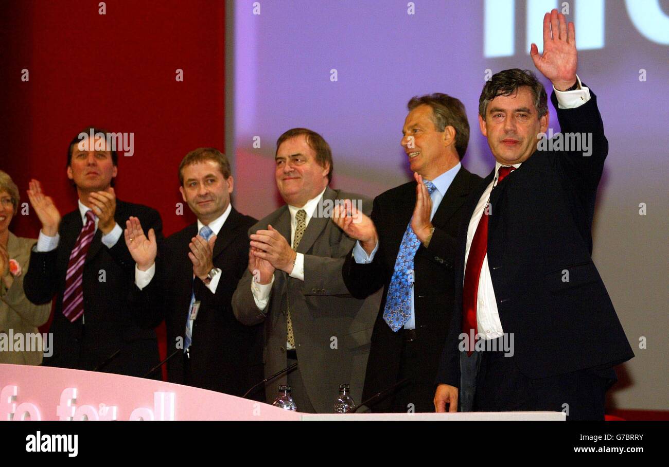 Gordon Brown key-note speech Stock Photo - Alamy