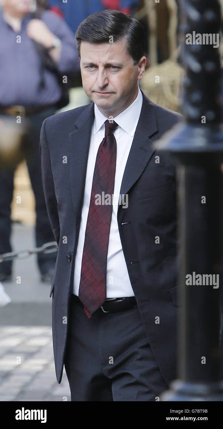 Labour shadow foreign secretary Douglas Alexander arrives ahead of a ...