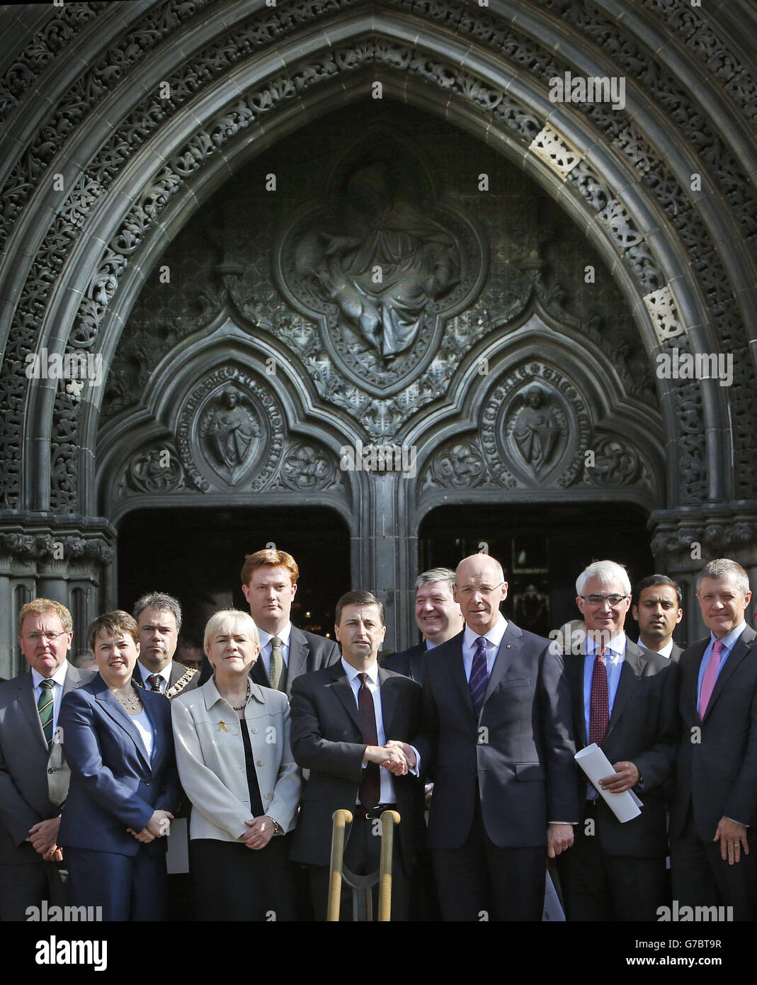 Church service to promote unity in Scotland Stock Photo - Alamy