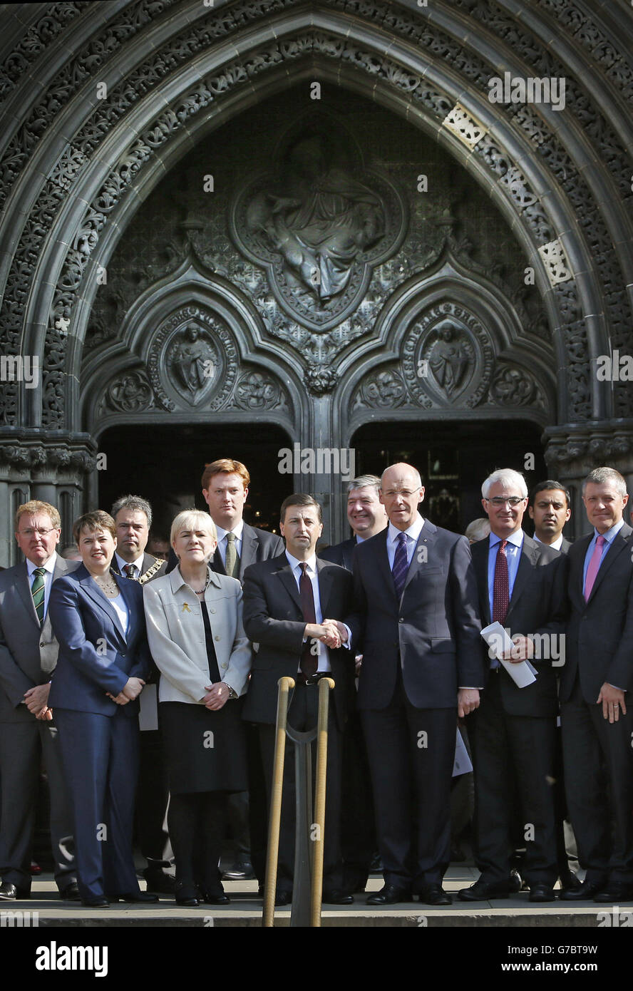 Church service to promote unity in Scotland Stock Photo - Alamy