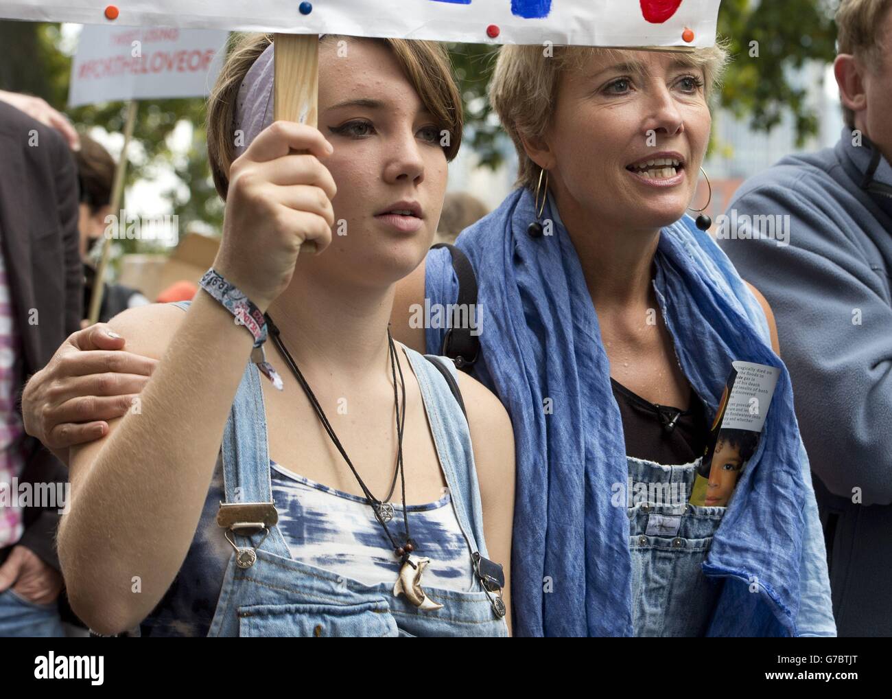 The People's Climate March - London Stock Photo - Alamy