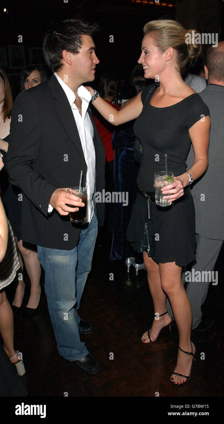 Kevin Sacre and Elize Du Toit - Inside Soap Awards Stock Photo - Alamy