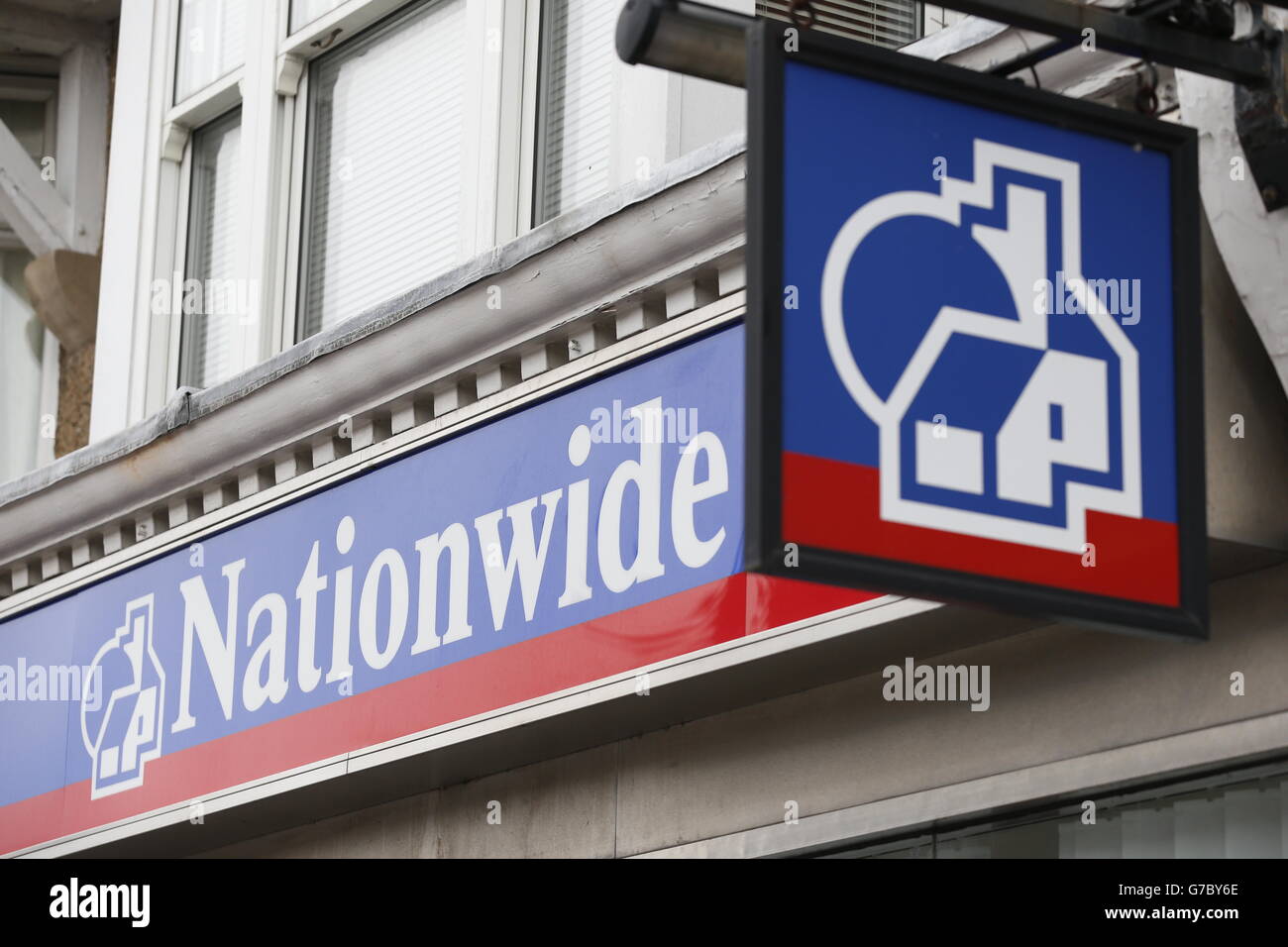A Nationwide bank logo in Beaconsfield, Buckinghamshire Stock Photo - Alamy