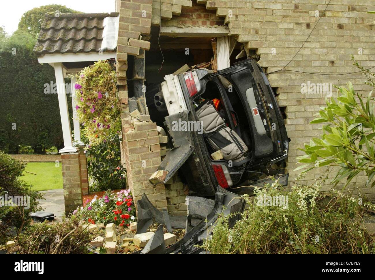 Smashed Bmw High Resolution Stock Photography and Images - Alamy