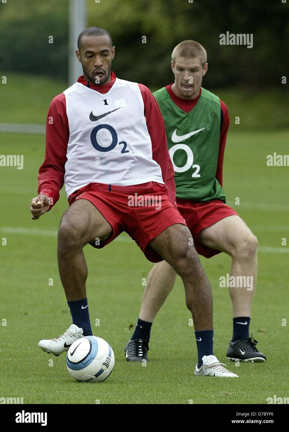 Arsenal training session Stock Photo - Alamy