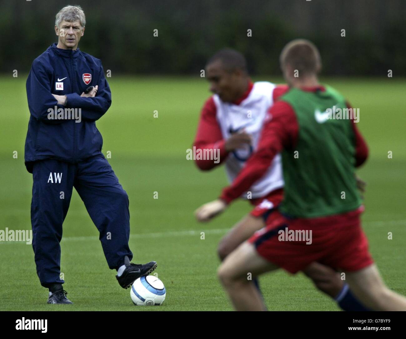 Arsenal training session Stock Photo - Alamy