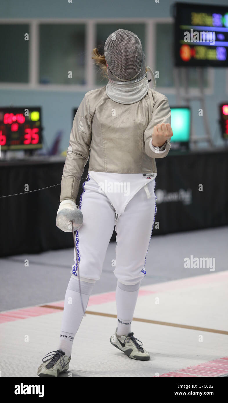 Scotland's Jessica Corby celebrates as she competes in the Women's ...
