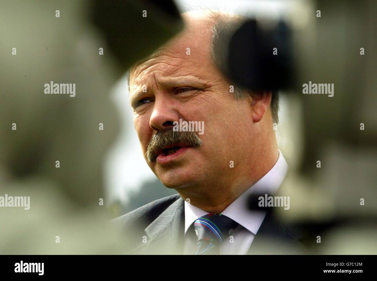 David Irvine leader of the progressive unionst party gives a morning ...