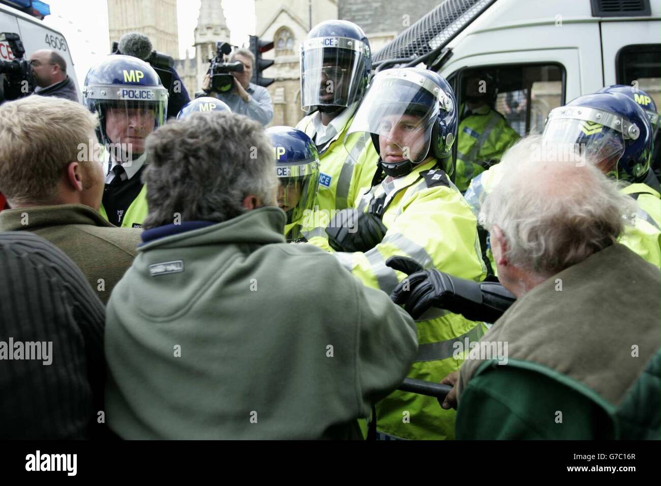 Pro Hunting Demonstration Stock Photo - Alamy