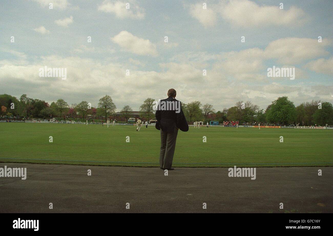 Cricket. Ray Illingworth. Ray Illingworth Stock Photo - Alamy