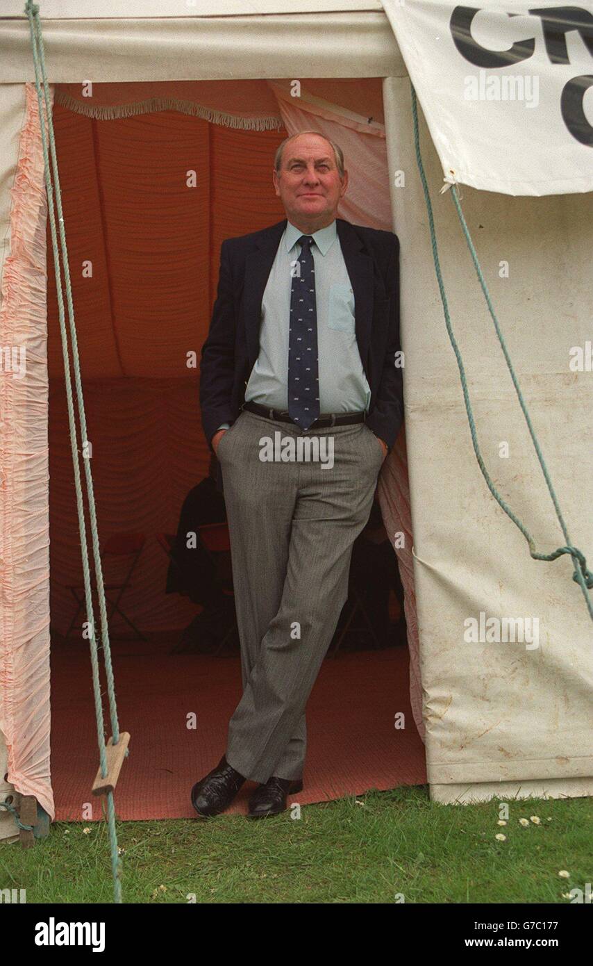 Cricket. Ray Illingworth. Ray Illingworth Stock Photo - Alamy