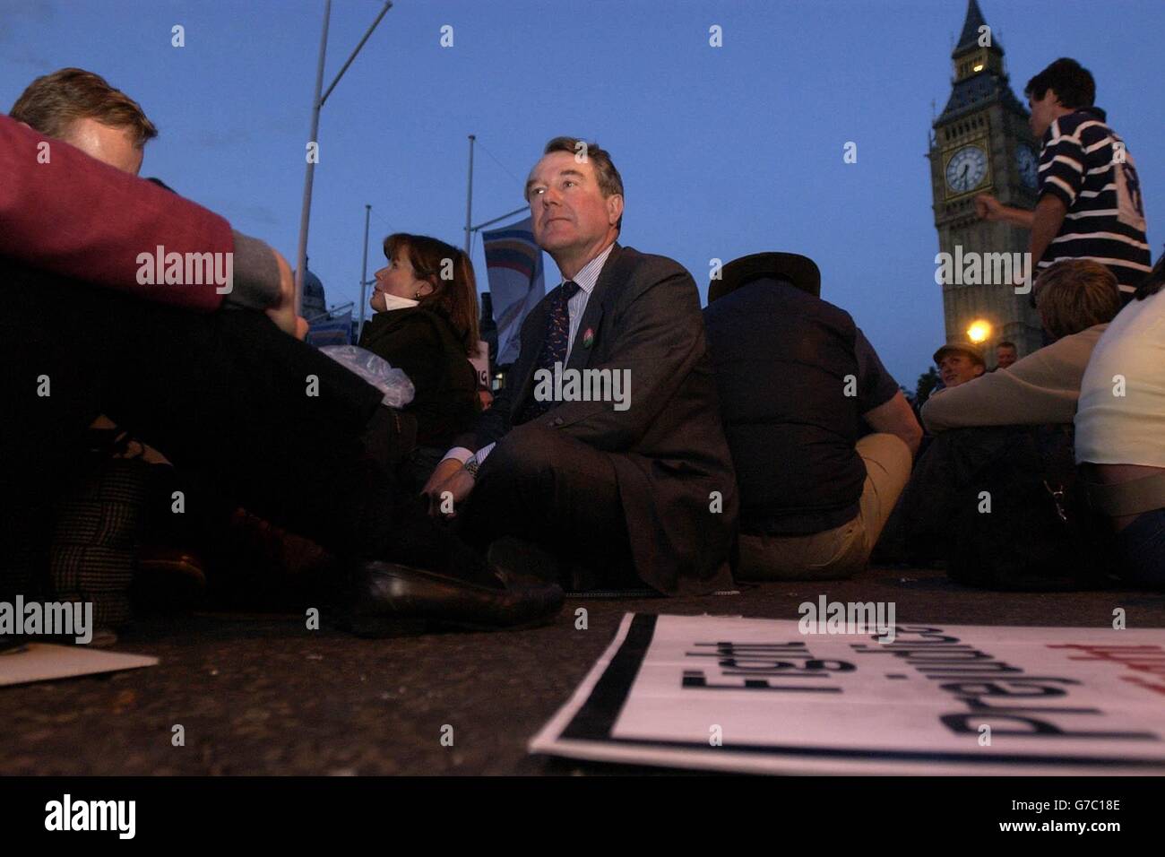 Protests against the hunting ban hi-res stock photography and images ...