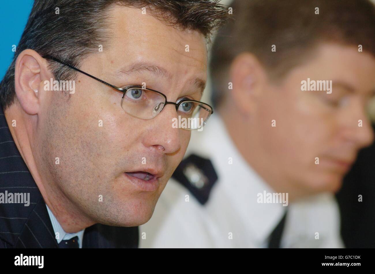 Crime murder police press conference head shoulders adam hibbert hi-res ...