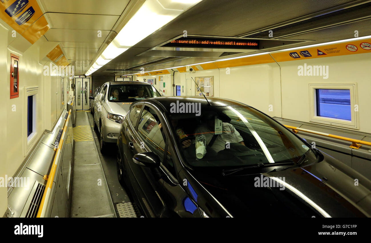 Inside Channel Tunnel