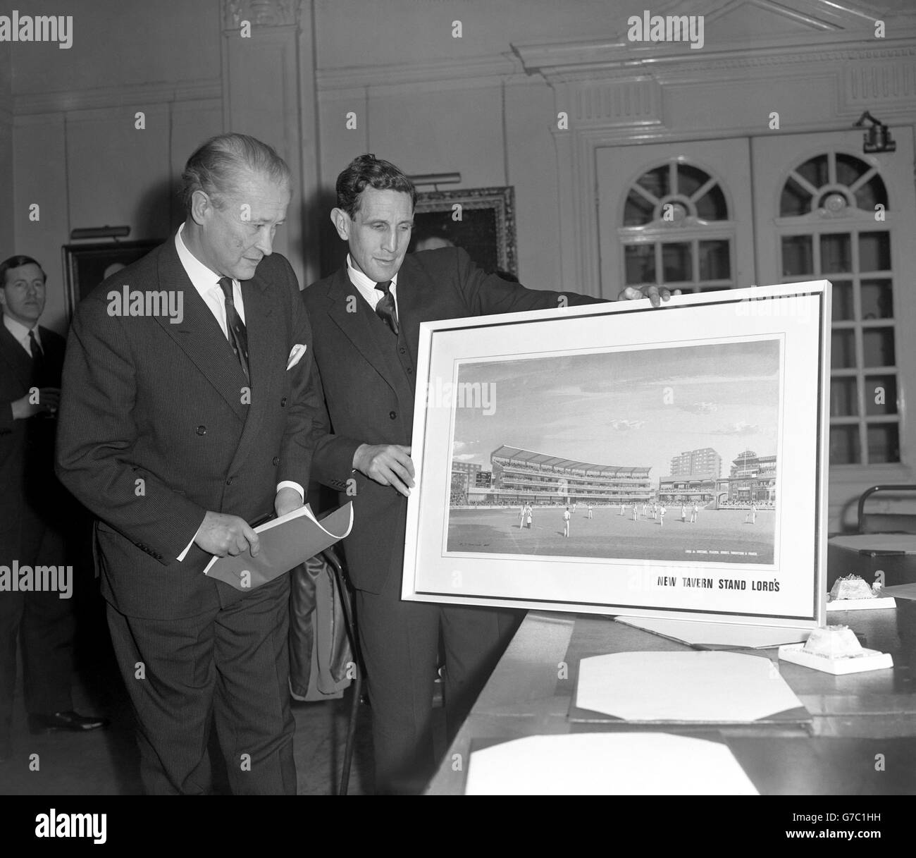 Cricket - Press Conference - Lord's Cricket Ground, London Stock Photo ...