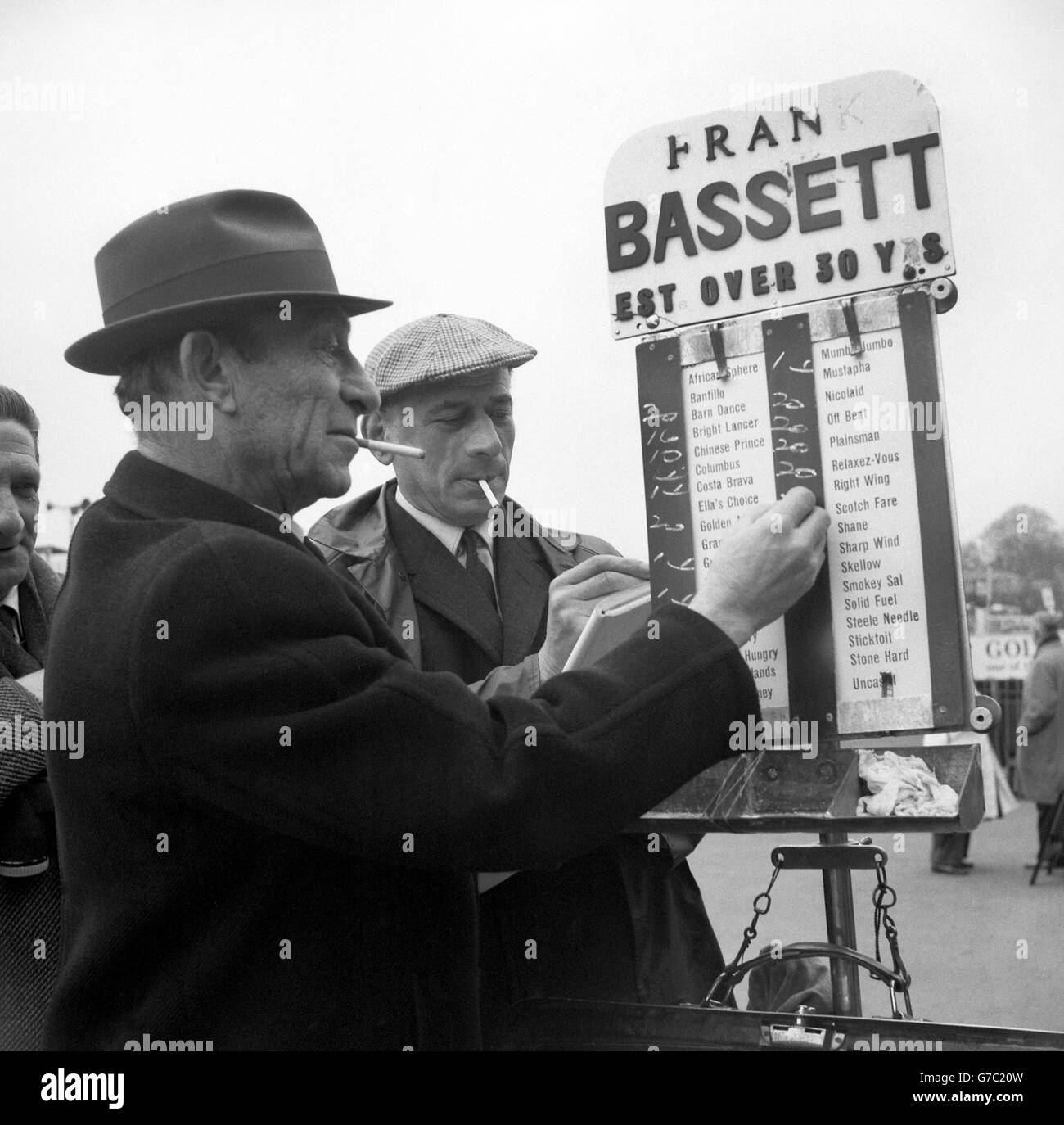 Bookmakers board Black and White Stock Photos & Images - Alamy