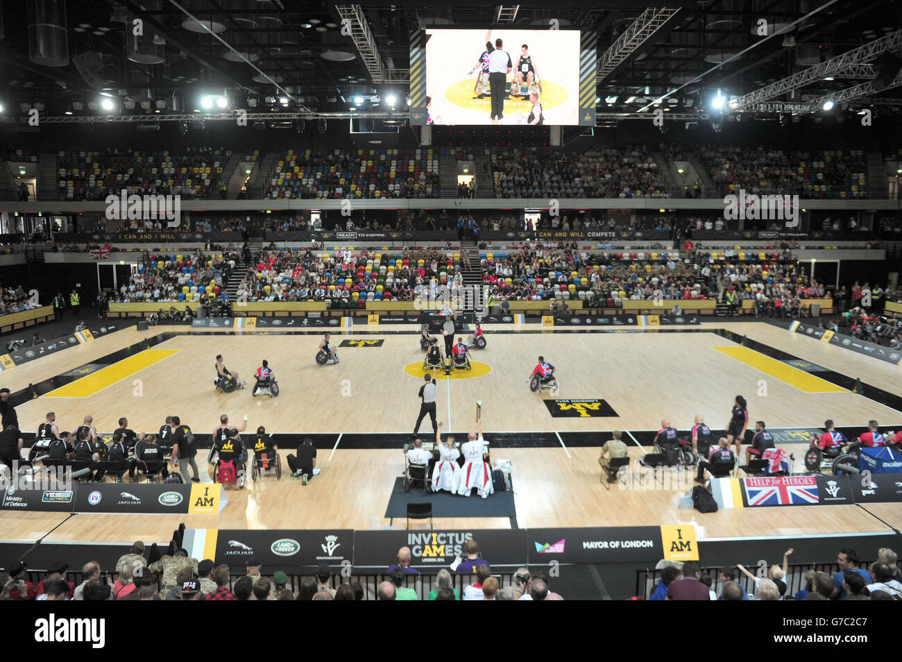 General view during Wheelchair Rugby Pool B match between Great Britain ...