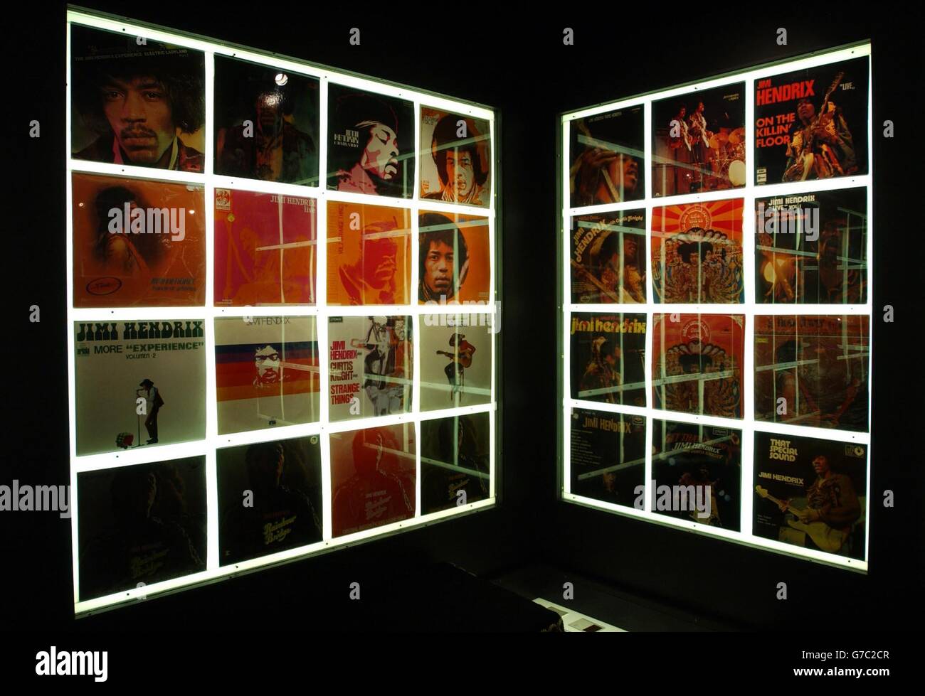 Jimi Hendrix Exhibition Stock Photo - Alamy