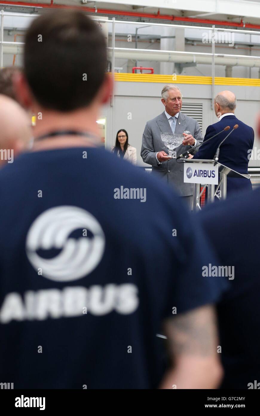 The Prince of Wales presents Airbus Executive Vice President of ...
