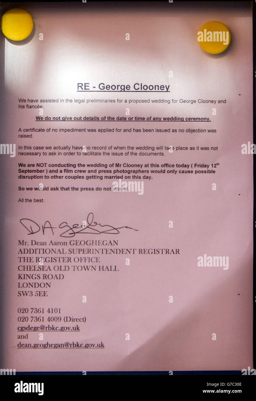 Kensington and Chelsea Register Office, Chelsea Old Town Hall, Kings ...