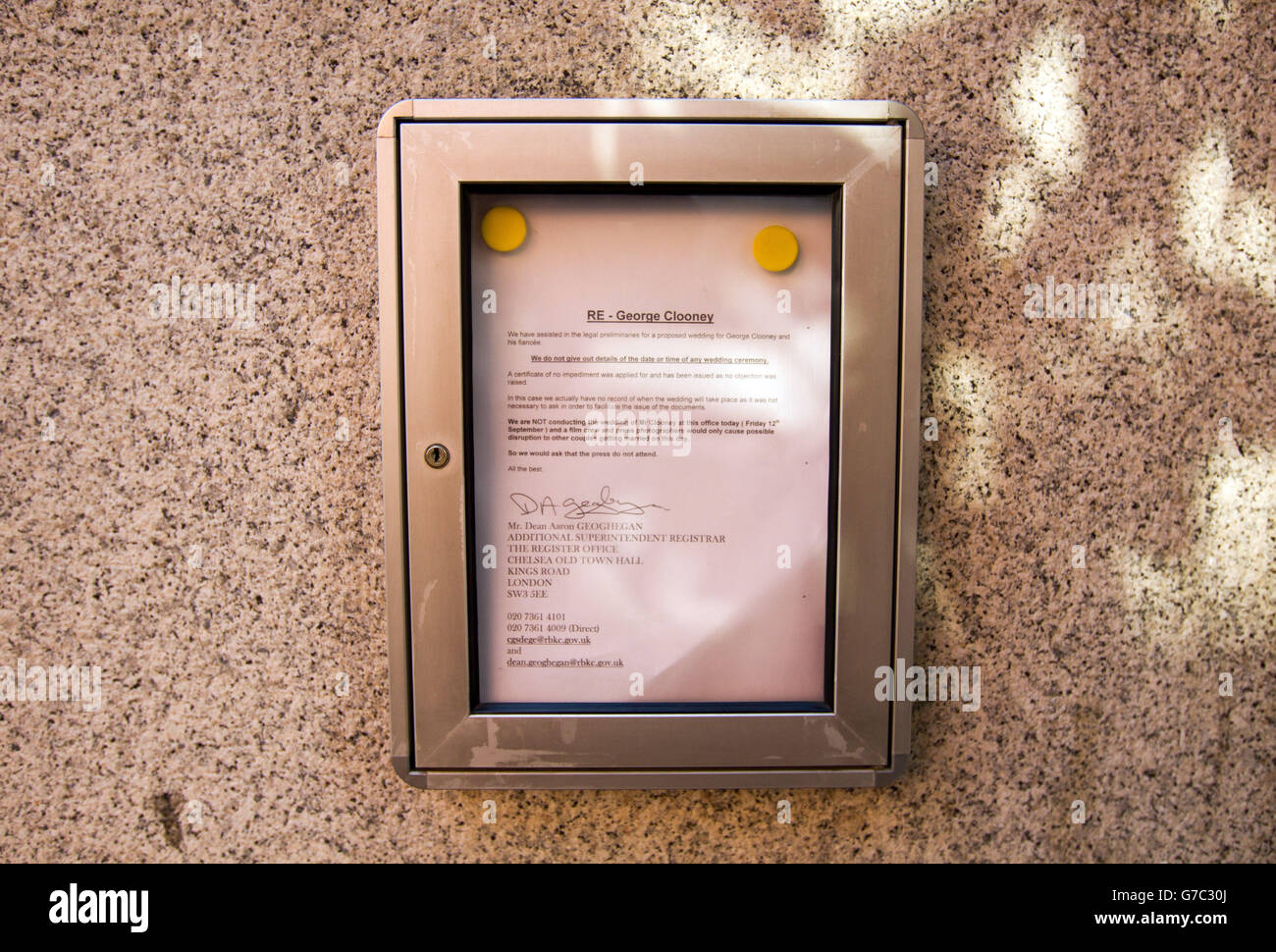 Kensington and Chelsea Register Office, Chelsea Old Town Hall, Kings ...