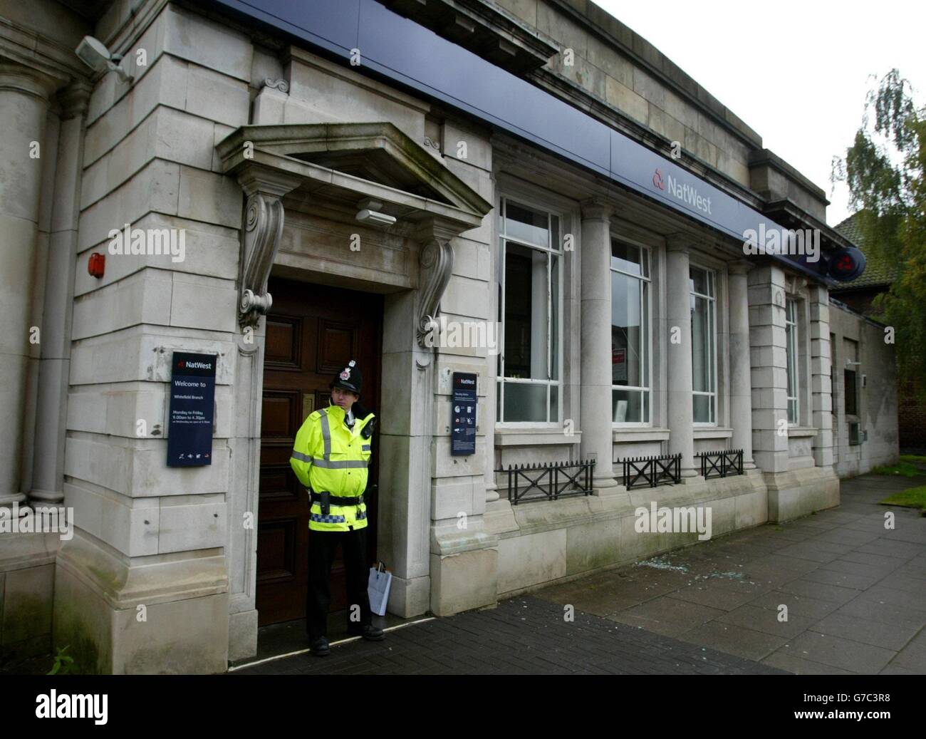 Natwest bank raid Stock Photo - Alamy