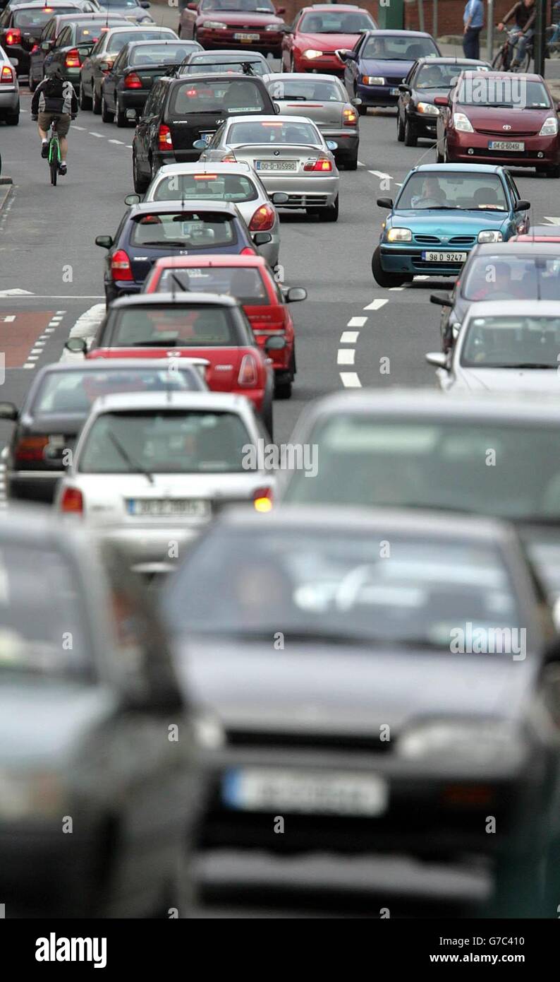 Rush hour at Harolds Cross, Dublin. Ironically Dublin was one of twenty ...