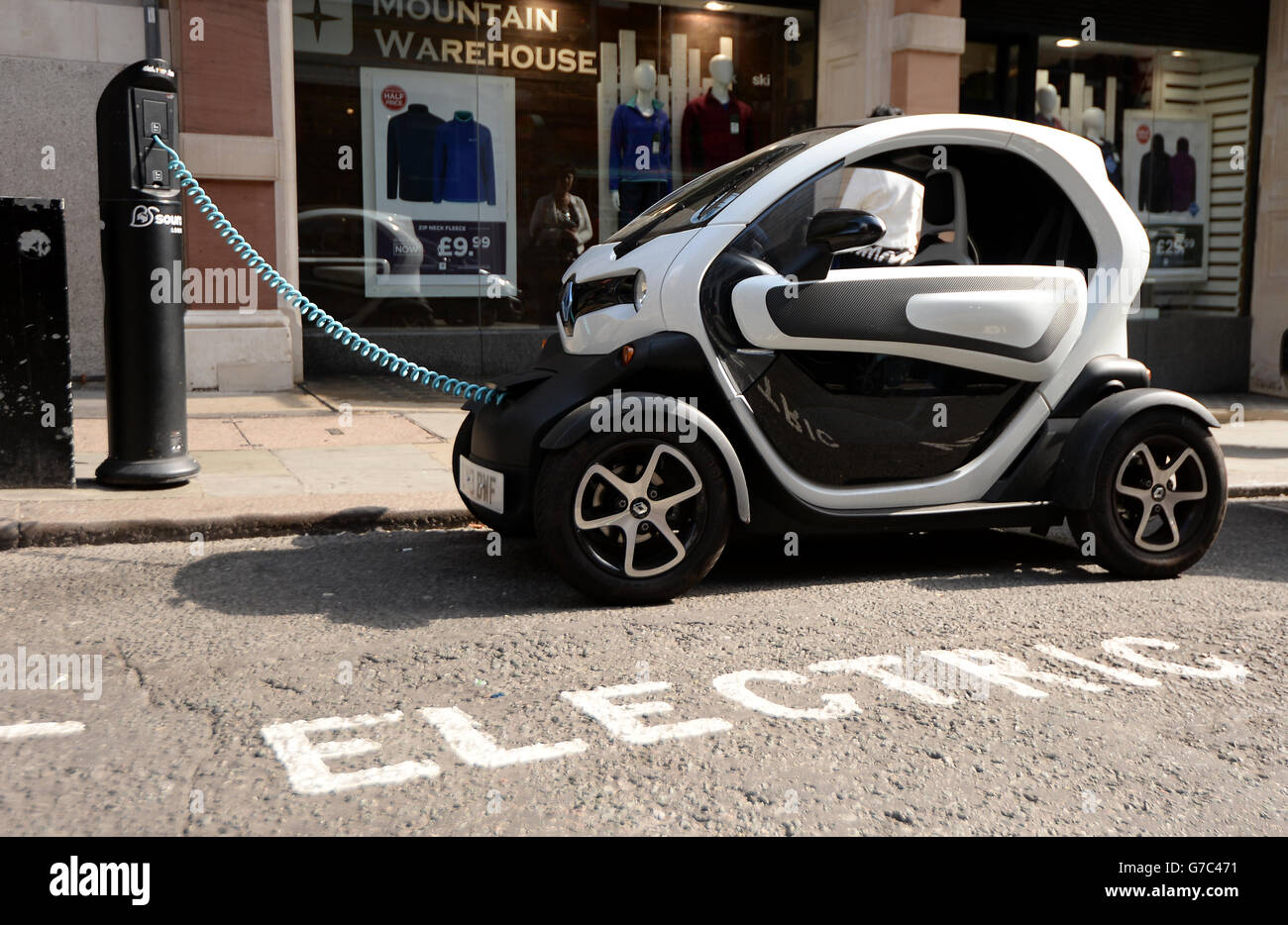 Electric Car stock Stock Photo - Alamy