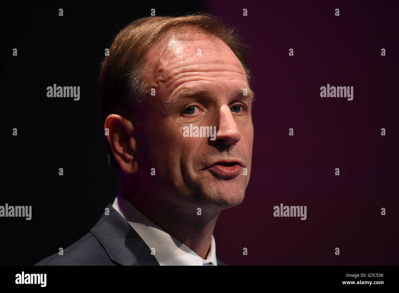 Simon Stevens, Chief Executive of NHS England addresses delegates ...