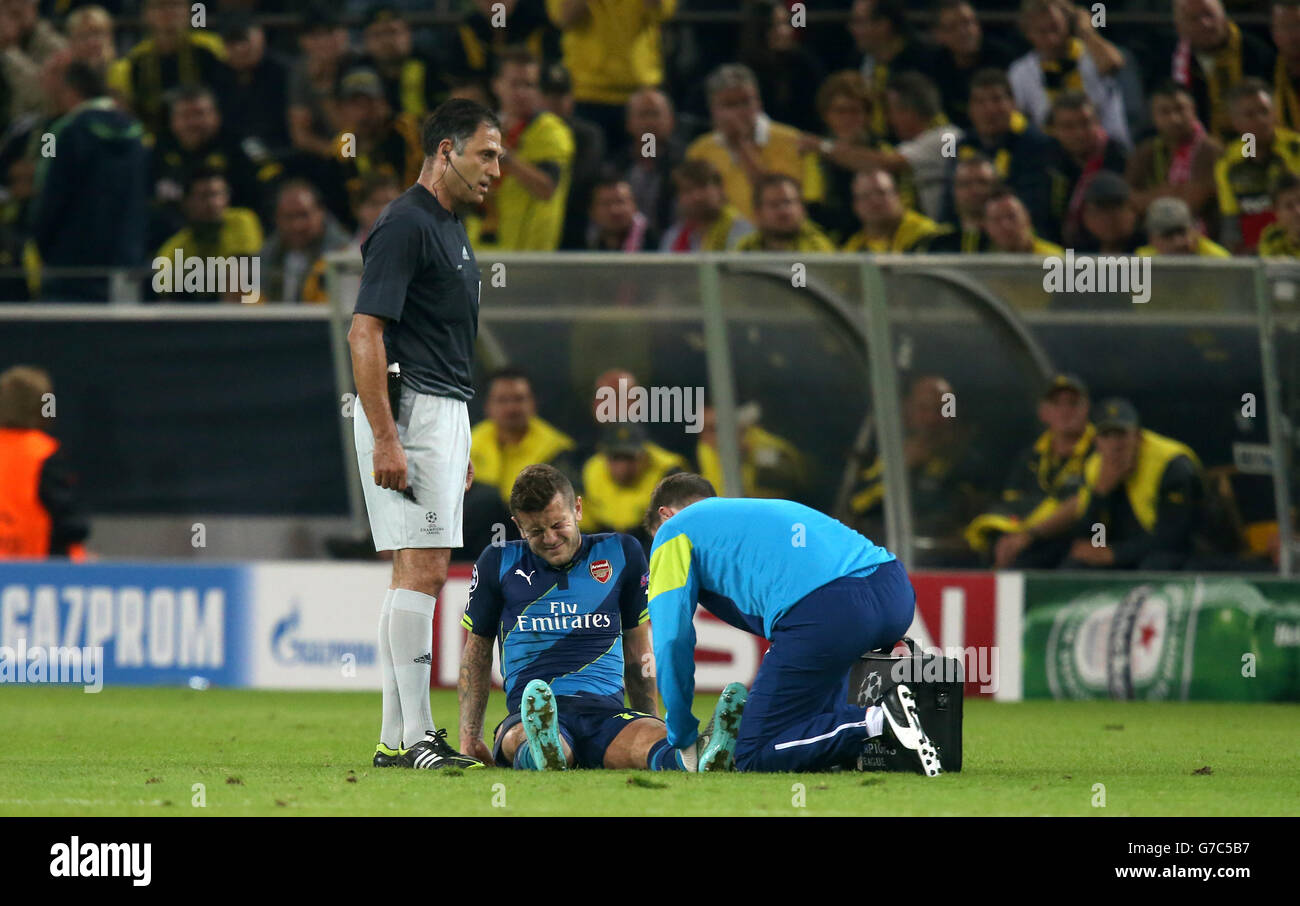 Soccer - UEFA Champions League - Group D - Borussia Dortmund v Arsenal ...