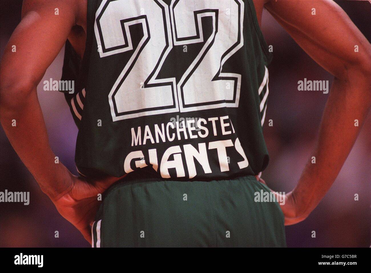 Kevin st kitts manchester giants shirt hi-res stock photography and ...