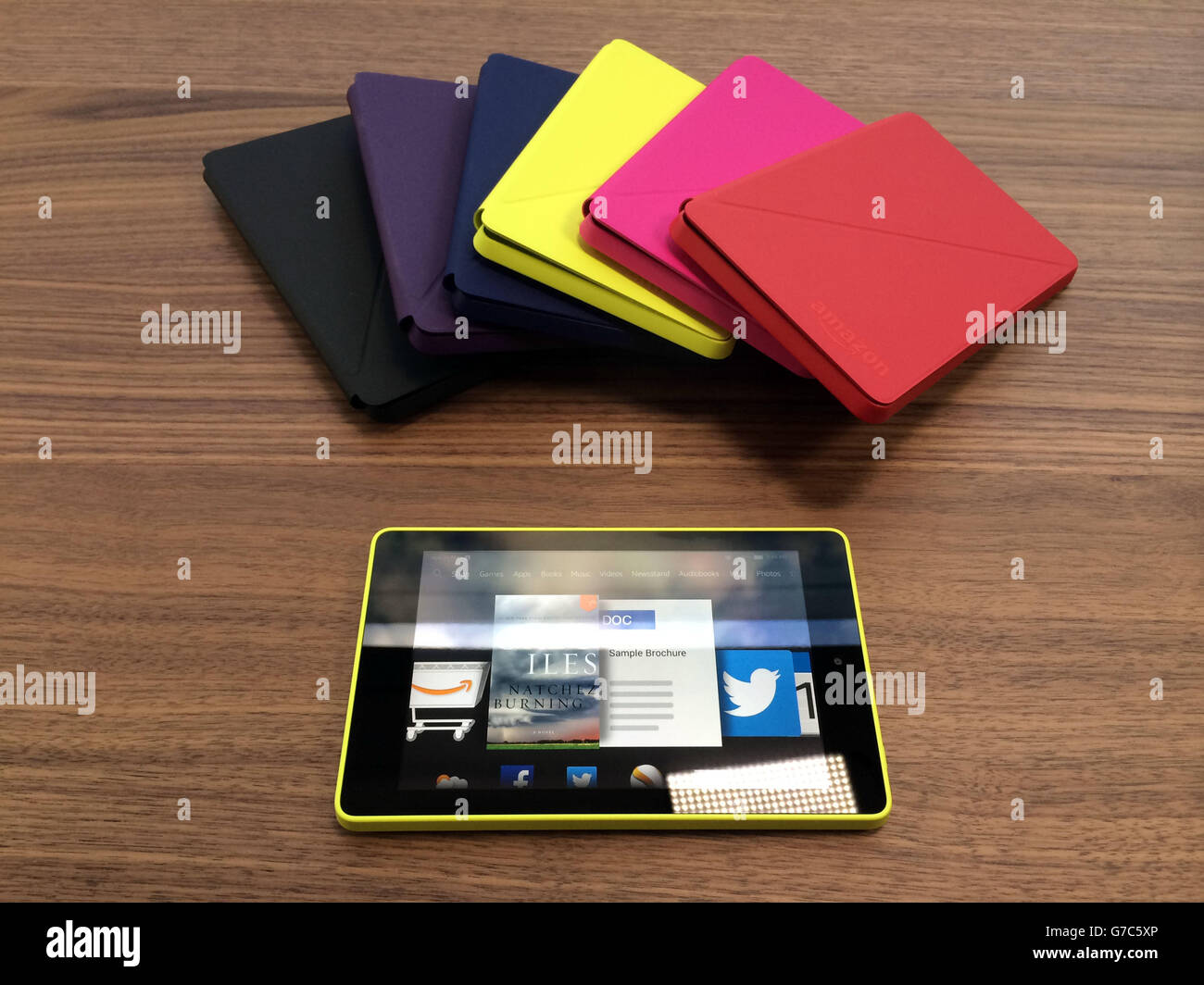 The new Amazon Fire HD which was launched in New York. The tablet is ...
