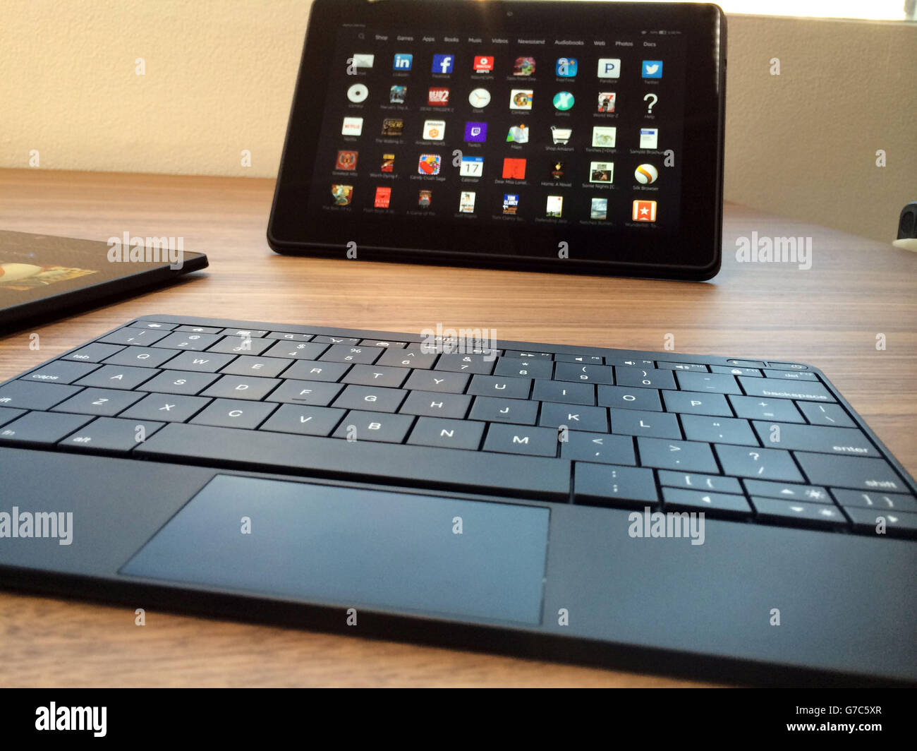New Amazon tablets Stock Photo - Alamy