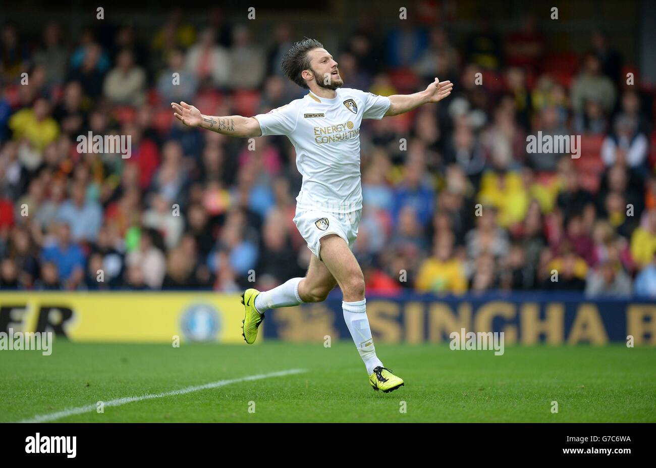 AFC Bournemouth's Harry Arter celebrates scoring his side's first goal ...