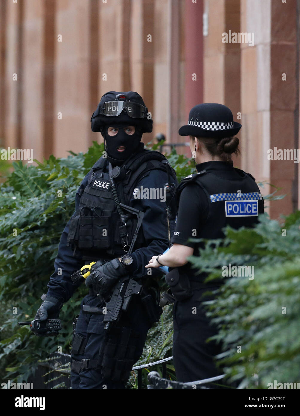 Armed police called to incident Stock Photo - Alamy