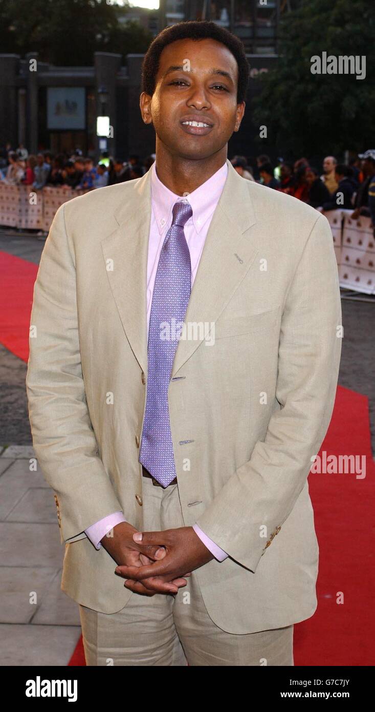 Journalist Rageh Omar arrives for the MOBO Awards 2004 (Music Of Black ...