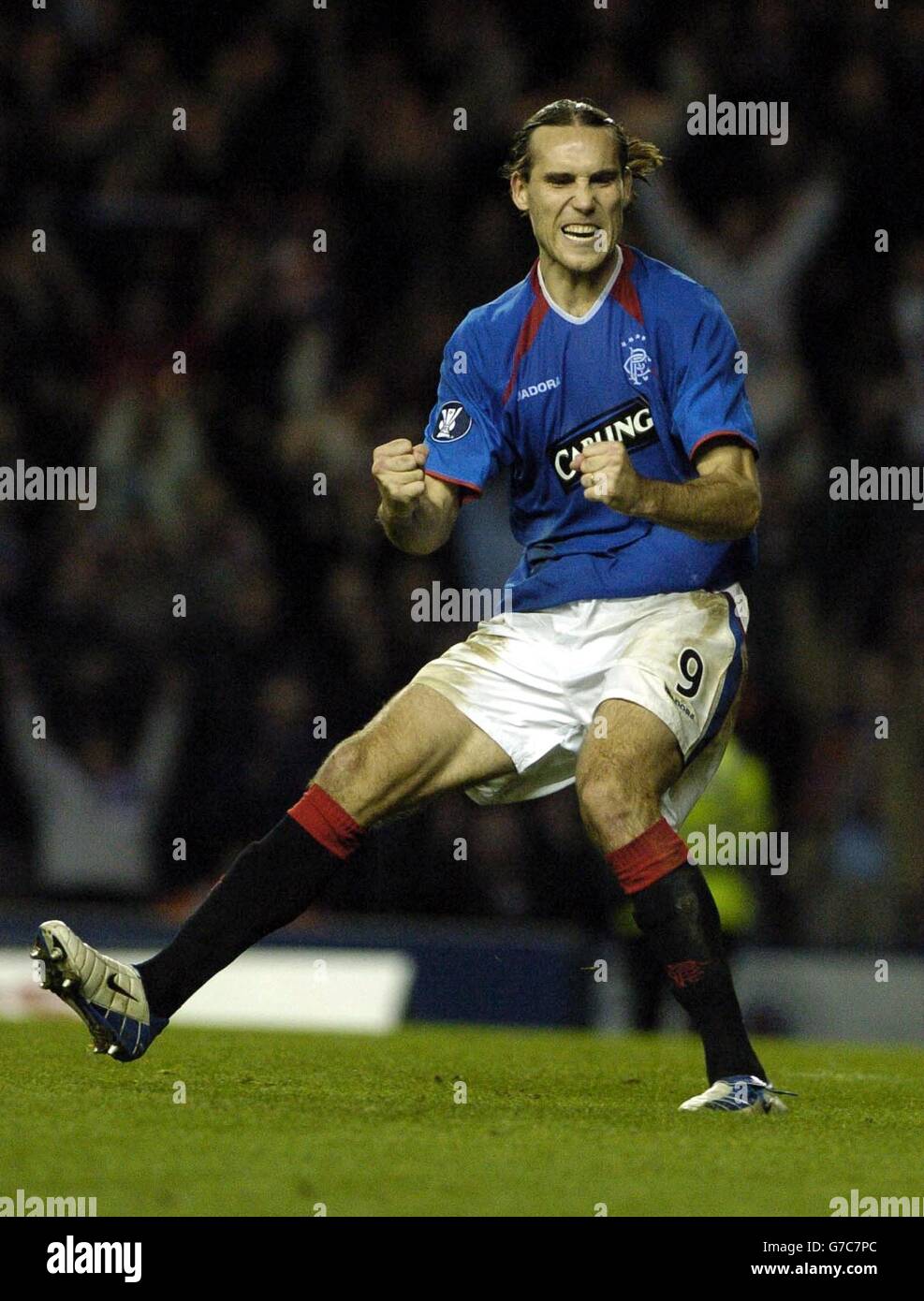 Rangers dado prso celebrates scoring hi-res stock photography and ...