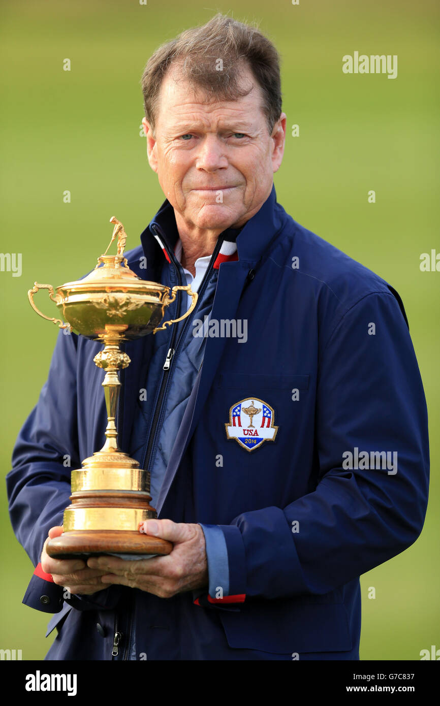 Team usa captain tom watson photocall gleneagles golf course hi-res ...